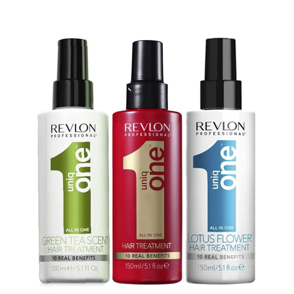 Kit Revlon Hair Treatment Uniq One Spray Mask 10 Real Benefits Hair ...