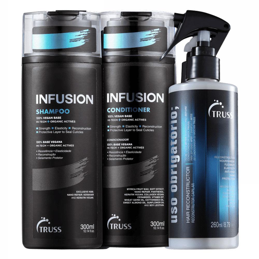 Kit Truss Shampoo Conditioner Hair Reconstructor Infusion Uso ...