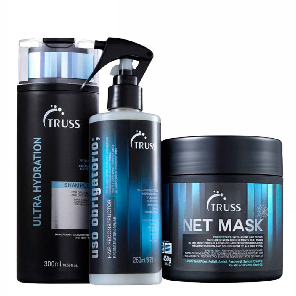 Kit Truss Ultra Hydration Shampoo Hair Reconstructor Uso Obrigatório ...
